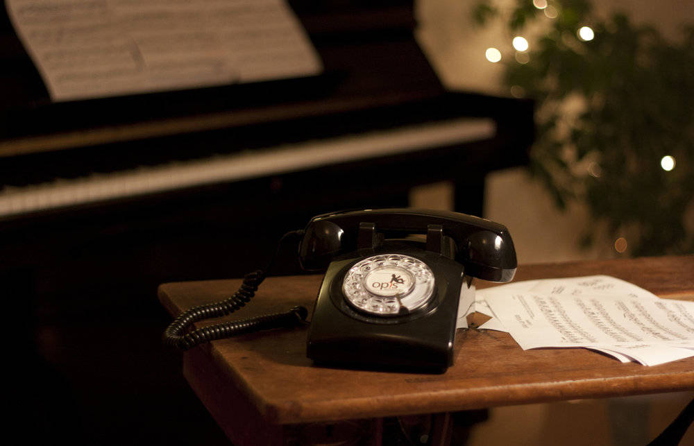 Telefon fix cu disc, Opis Technology, 60s, Plastic, 230 x 210 x 130 mm ...