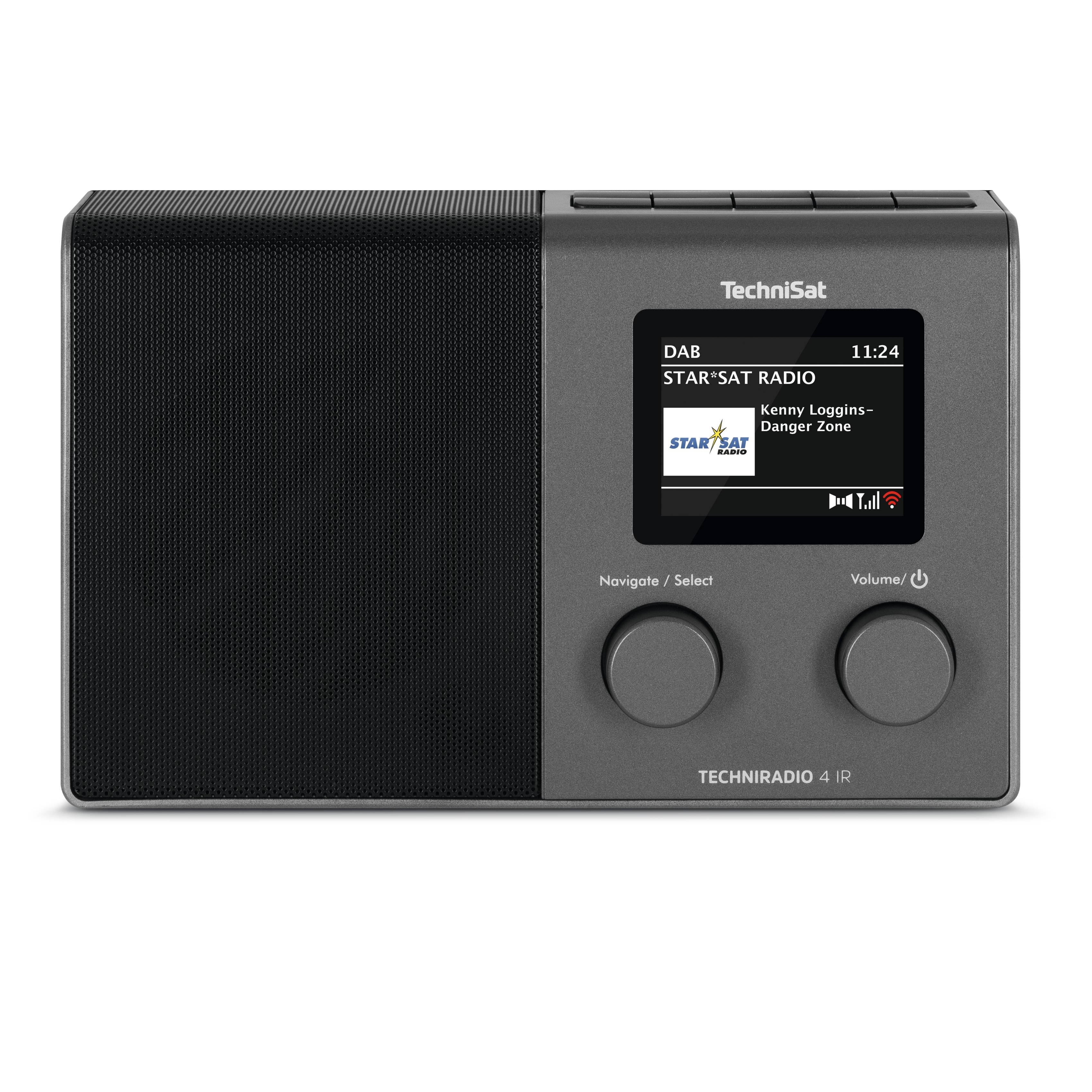 Radio cu ceas, TechniSat, TECHNIRADIO 4 IR, DAB +, FM si Internet ...