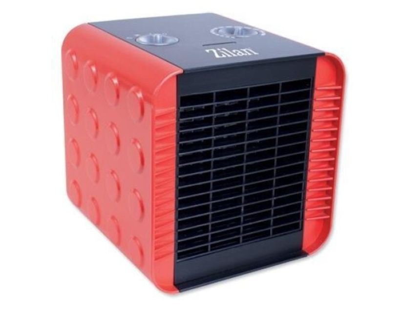 Керамичен нагревател, мощност 1500 W, вграден вентилатор, 2 нива на ...