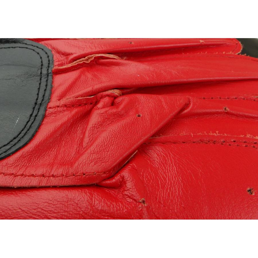 Palmare box, SPARTAN, piele, marime universala, prindere velcro, rosu ...