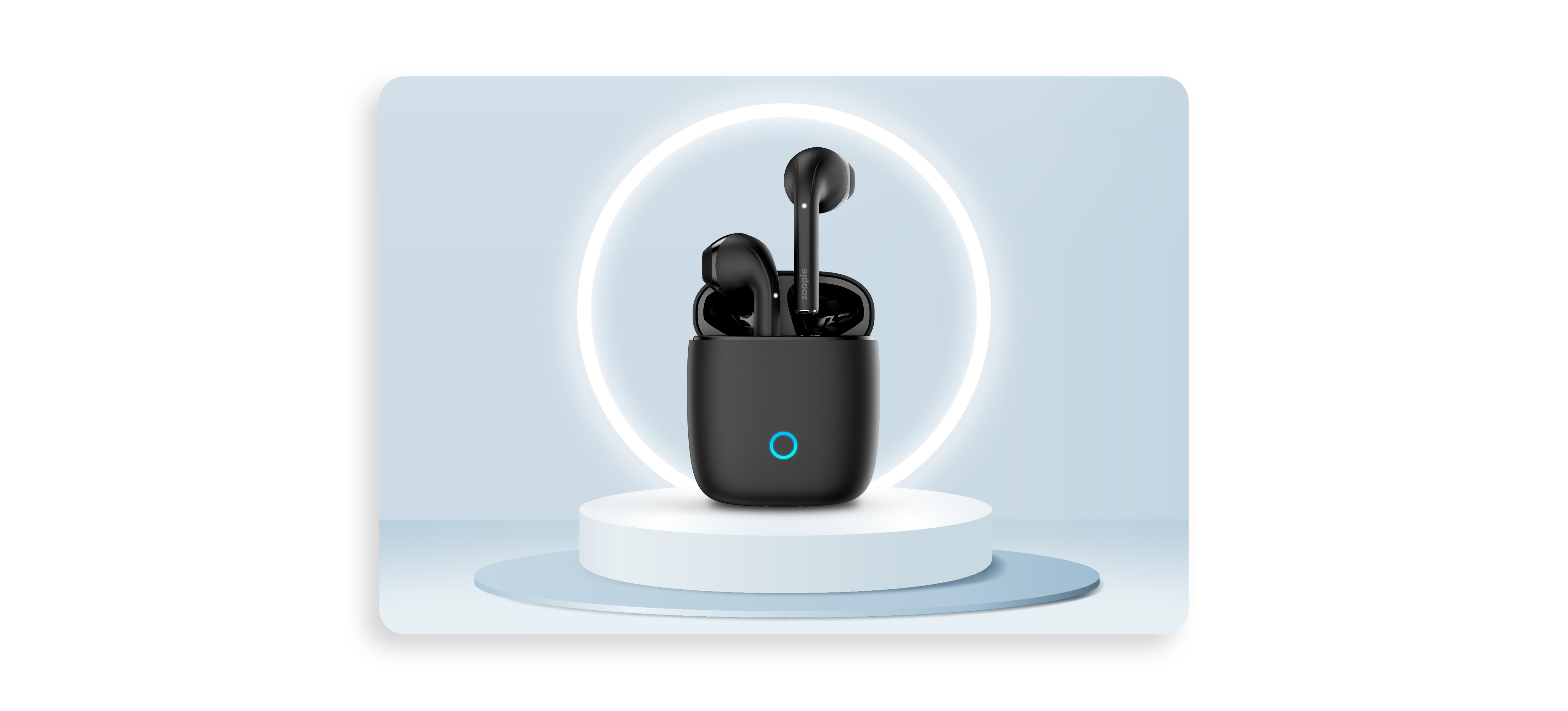 Casti Wireless Bluetooth, Zoopie®DISC, Fara fir, Casti audio in ear ...