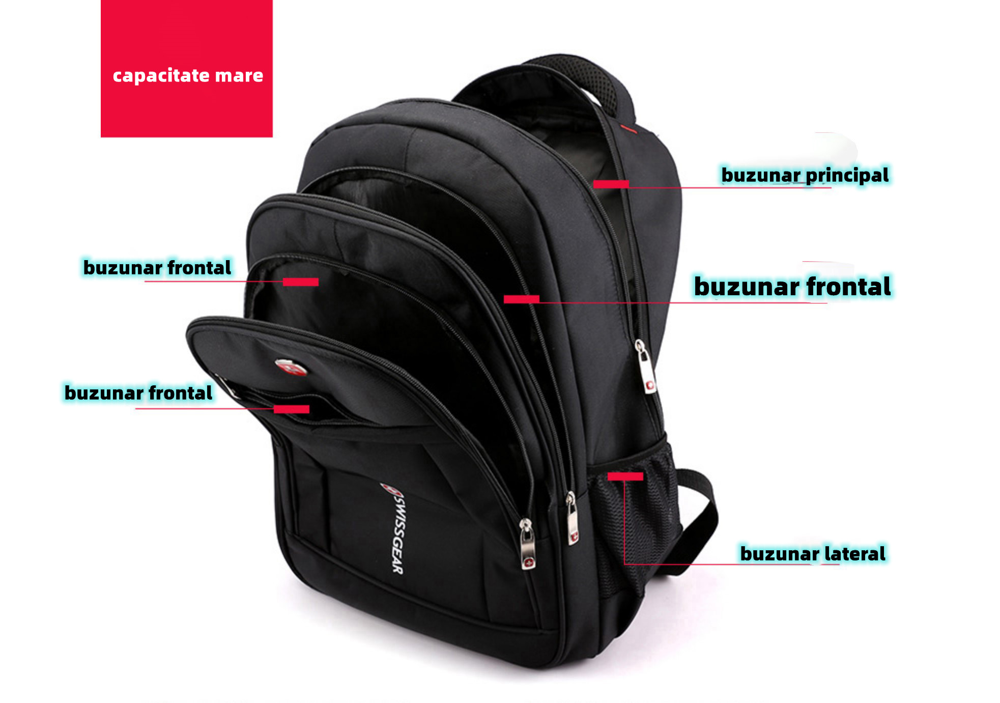 Rucsac pentru Laptop, de Calatorie, pentru Studenti, pentru Computer ...