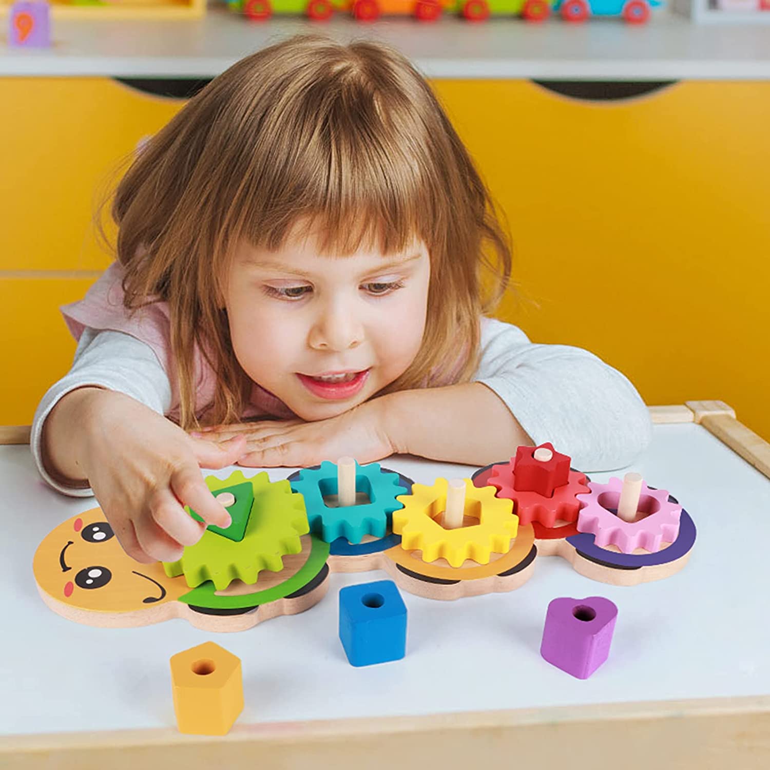 Jucarie interactiva si educativa din lemn, Zola®, sortator forme ...