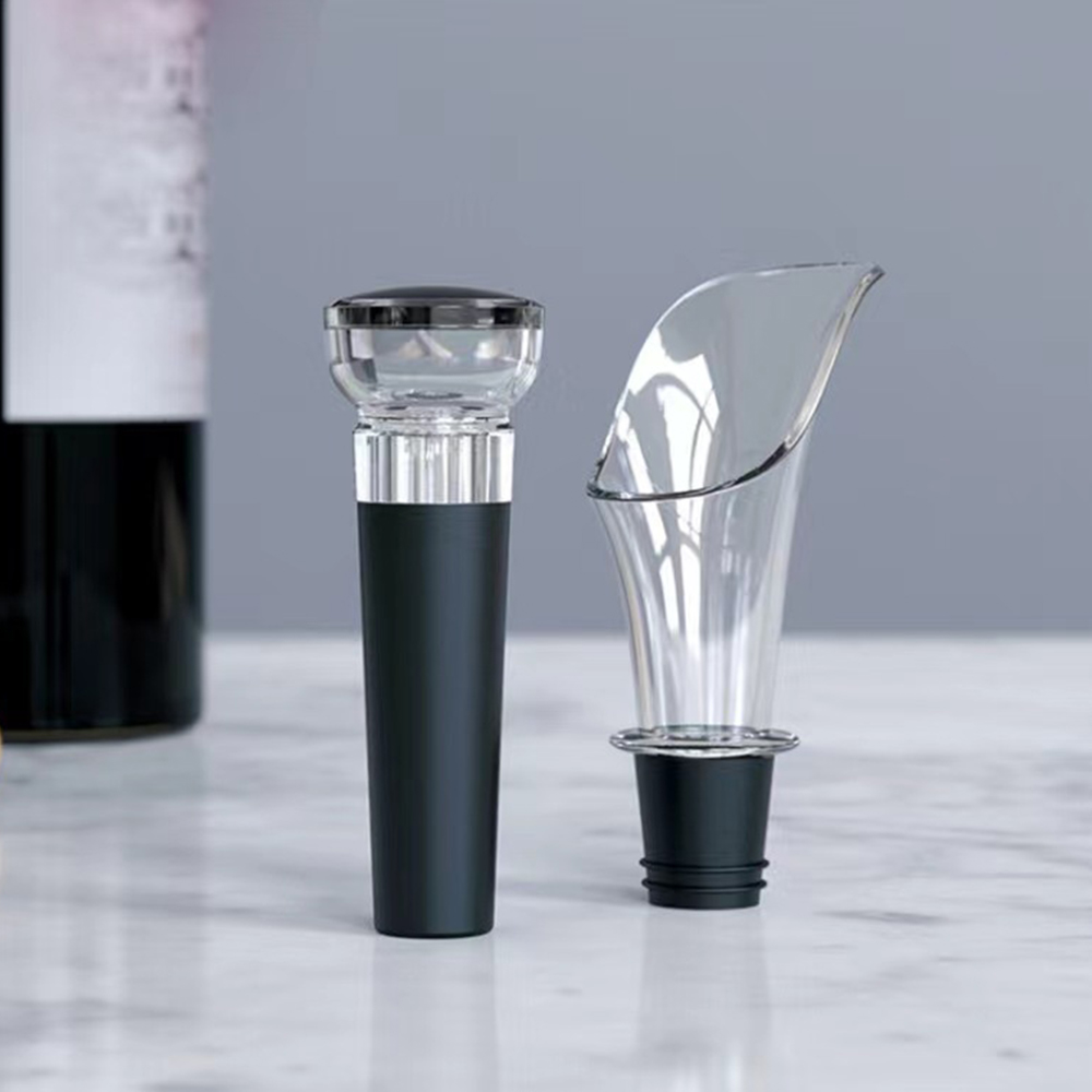 Set dop sticla vin, Acril, Negru - eMAG.ro
