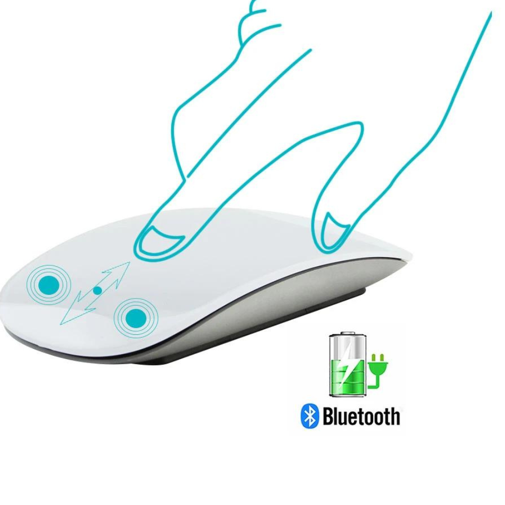 Mouse fara fir USB 2.4G Touch Scroll, ultra subtire, reincarcabil, 1600 ...