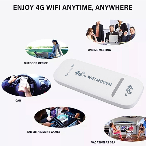 Modem USB WiFi 4G, Darklove, 150Mbps, Plug and Play, Cu slot pentru ...