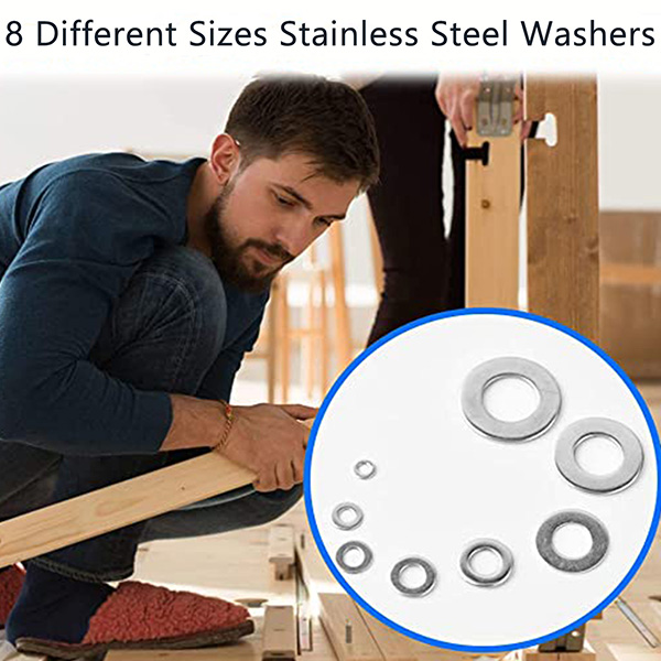 Set 360 saibe otel inoxidabil, Darklove, Cutie de depozitare ...