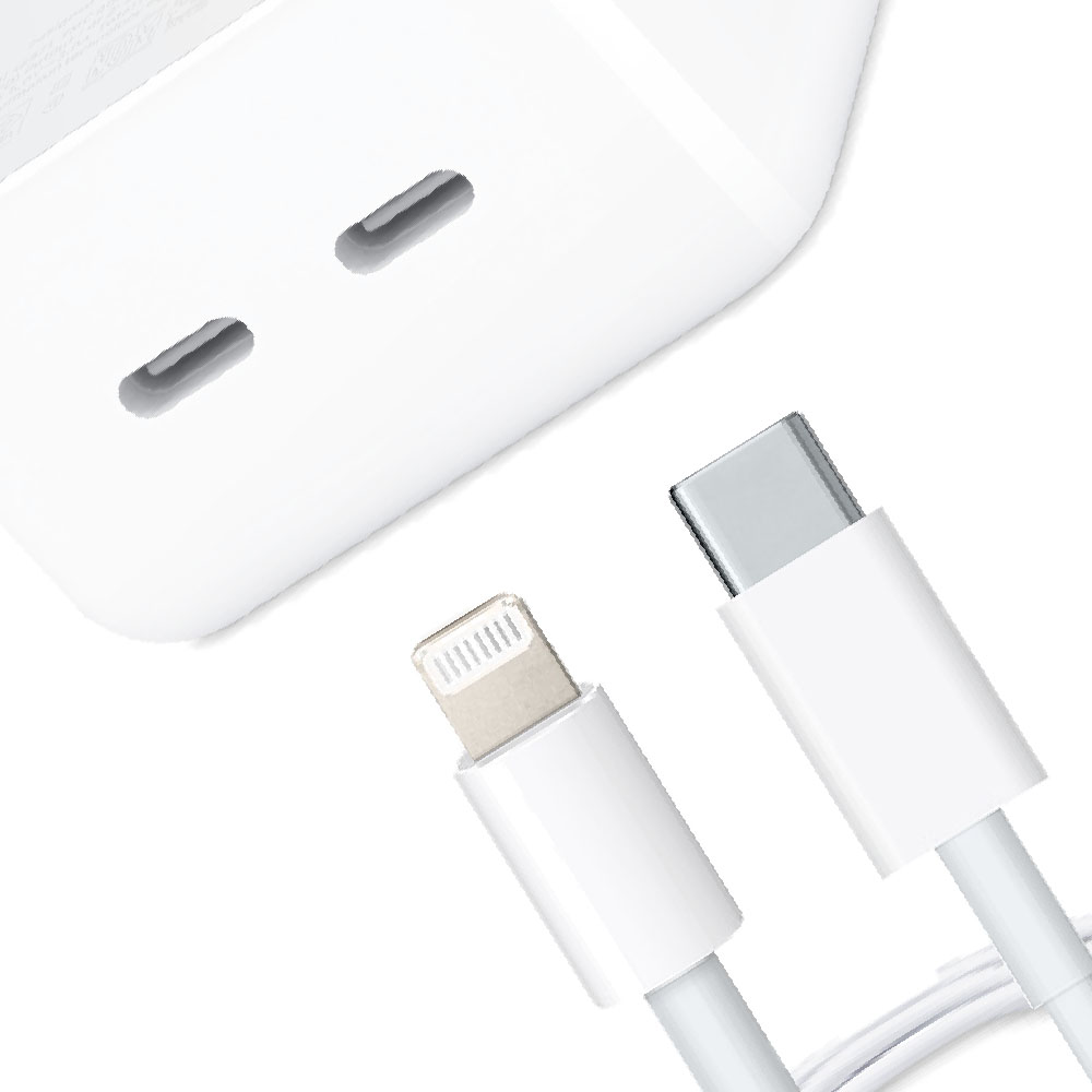 Set Incarcator cu Adaptor 50W cu 2 Mufe USB Type-C si Cablu Type-C ...