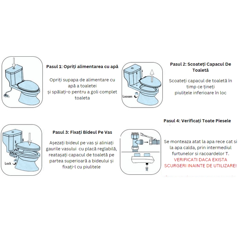 Bideu Non Electric Ultra Slim, Functie De Apa Calda Si Rece, Presiune ...