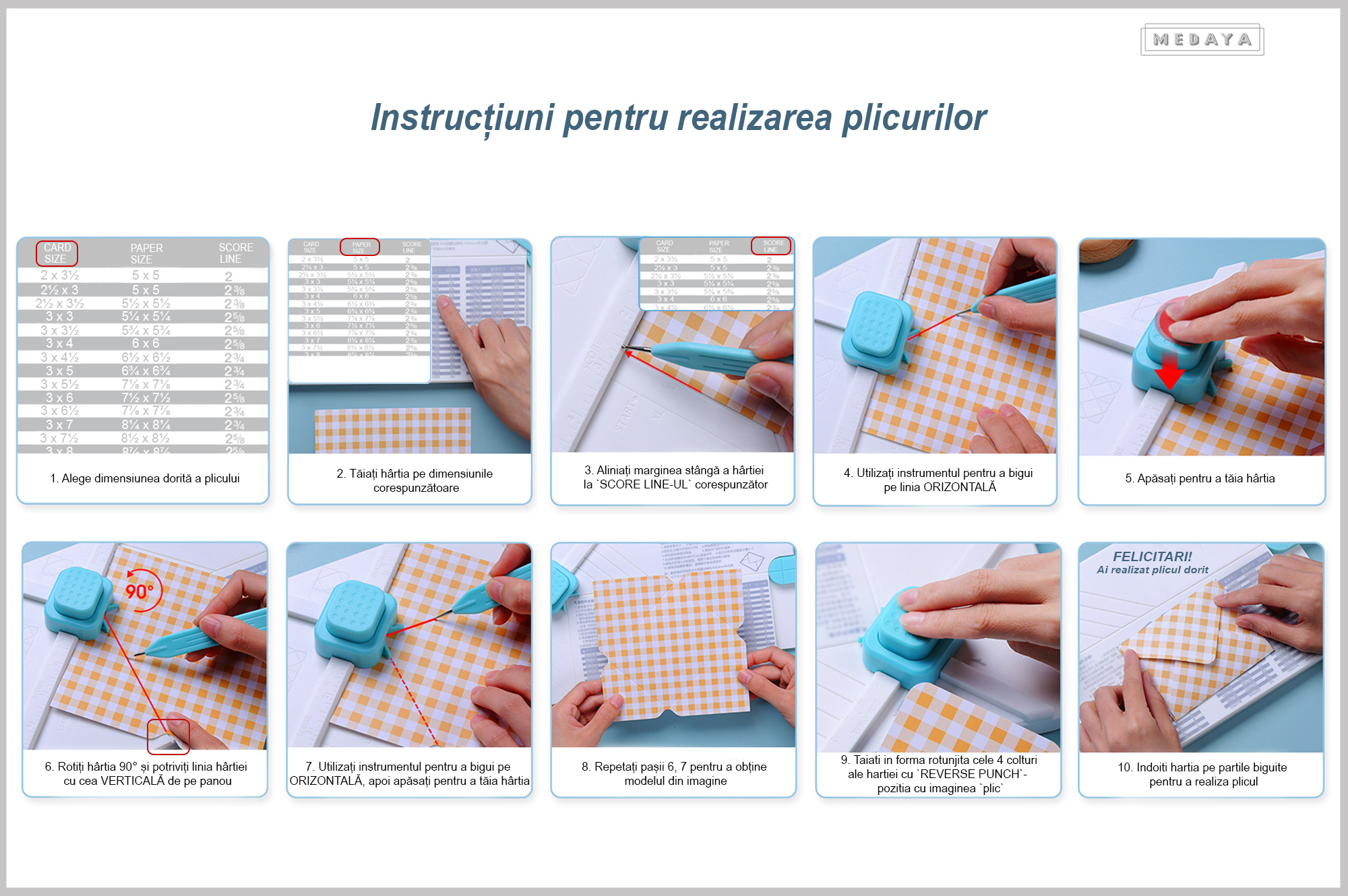 Tabla multifunctionala 4 in 1, ghilotina, trimmer, biguit, realizare ...