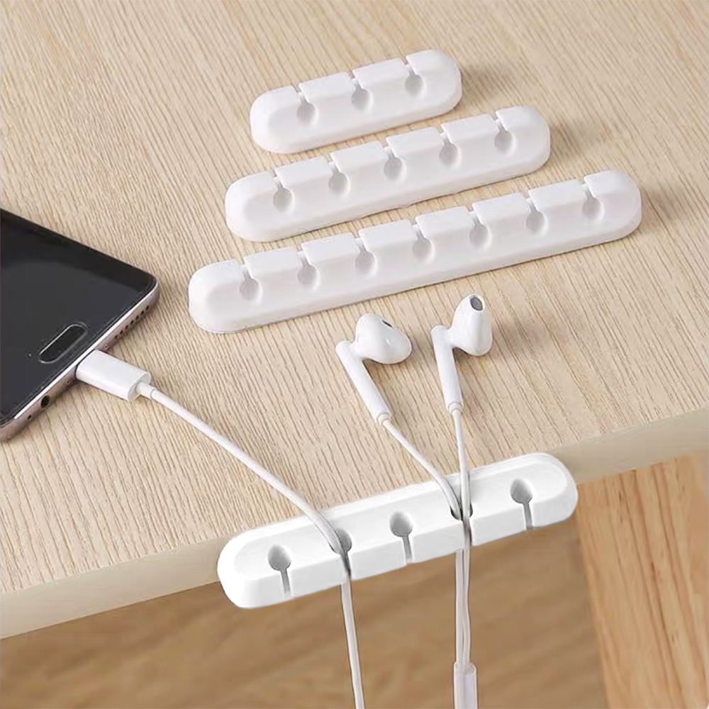 Set 3 suport organizare cabluri, Ronyes®, 3 dimensiuni diferite ...