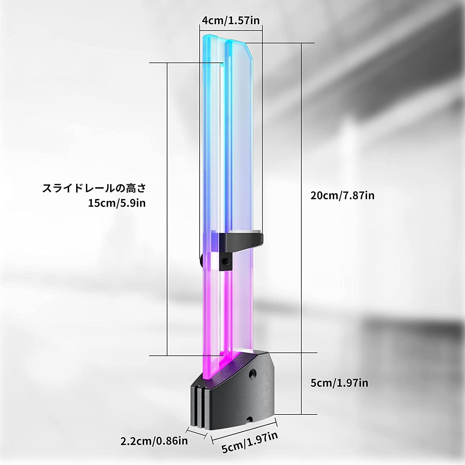 Suport Vertical Stand Placa Video, Iluminare RGB, Alb - eMAG.ro