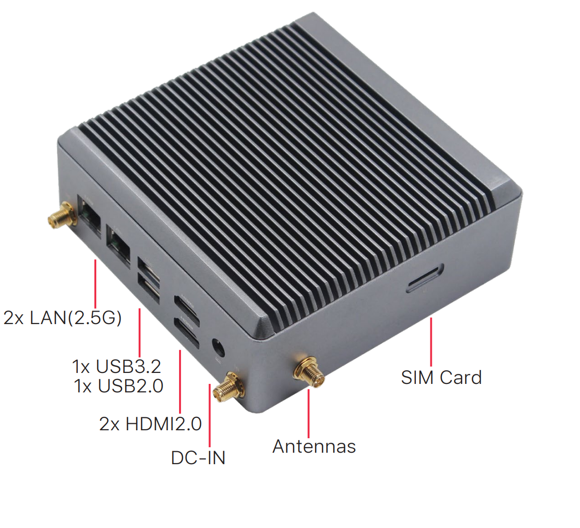 Mini PC X-N100 Intel Alder Lake N100, 4 ядра, 3.4 ghz Turbo, 8GB RAM ...