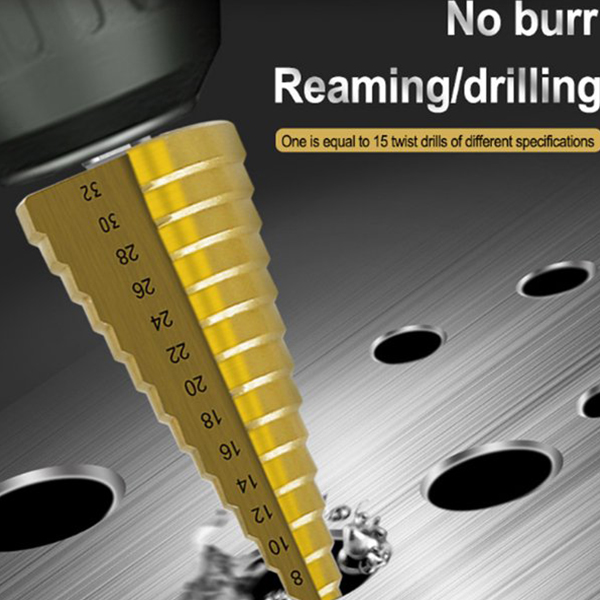 Set 6 de burghie cu pas HSS titan, zggzerg, Cu cutie de depozitare ...