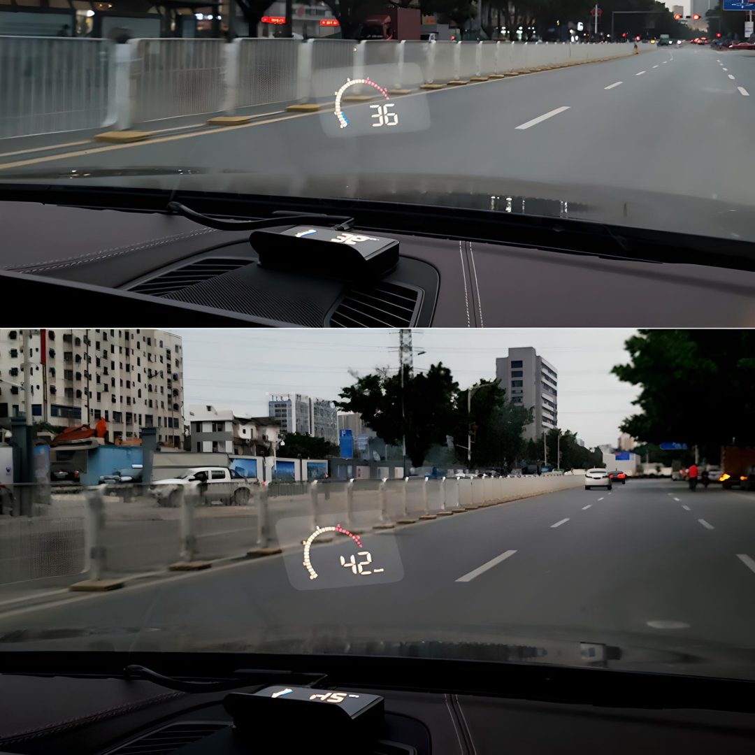 Ecran auto HUD / Head-up Display diZZen, afisare digitala, conexiune ...