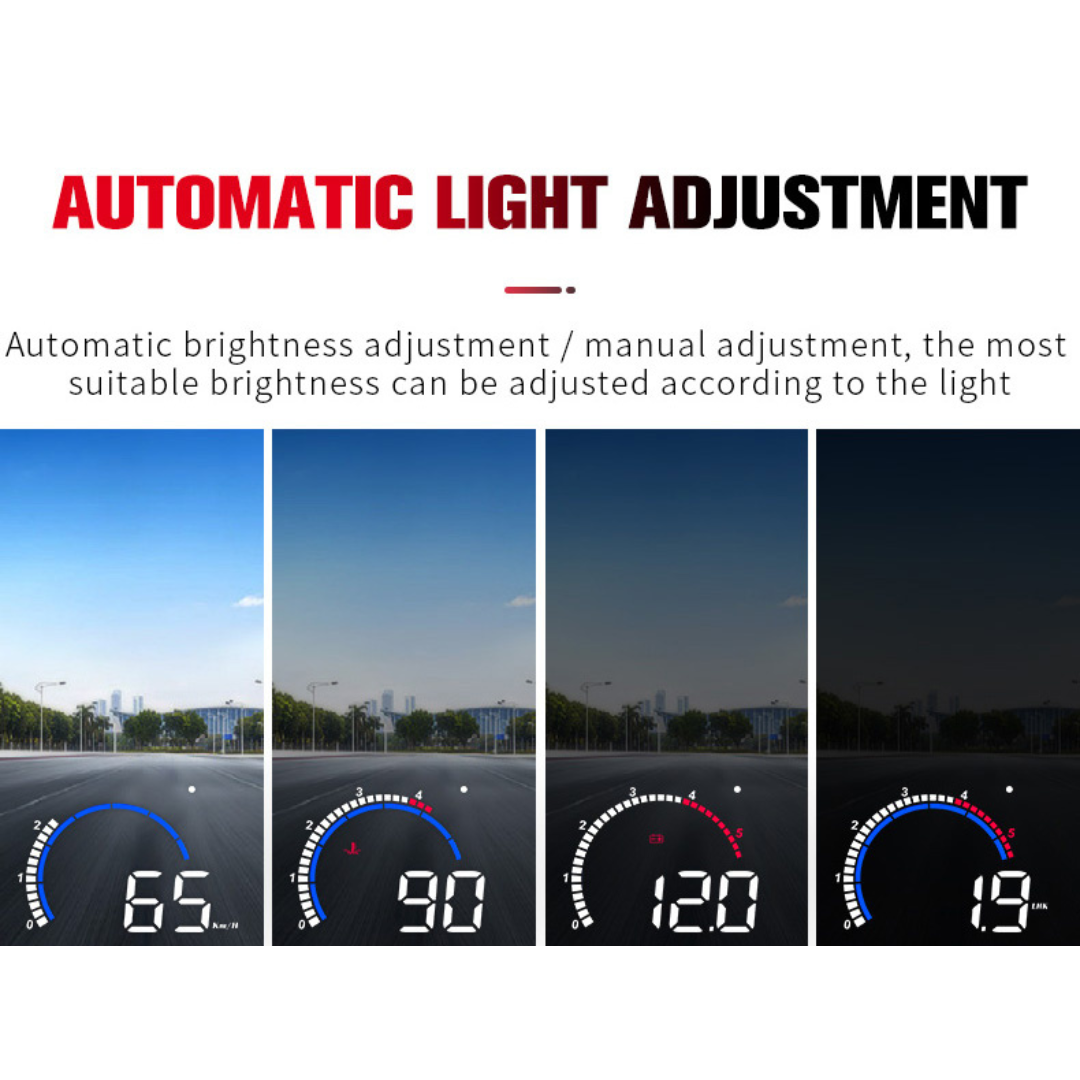 Ecran auto HUD / Head-up Display diZZen, afisare digitala, conexiune ...