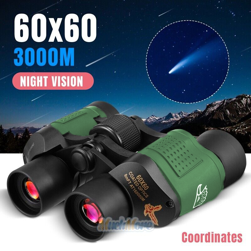 Binoclu 60x60 Excitat®️ Lentile Premium Prism BAK4, Vedere Nocturna ...