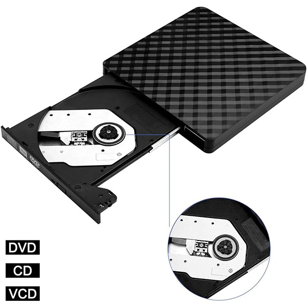 Unitate CD/DVD externa, NUODWELL, USB 3.0/Type-c, Plug & Play, Design ...