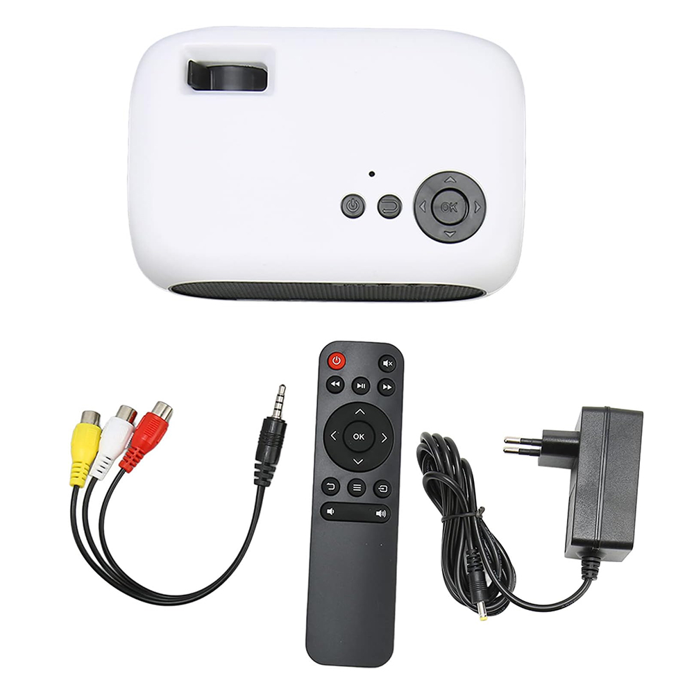 Mini Video Proiector SIKS, Super HD 1080P, Portabil, LED, Full Color ...