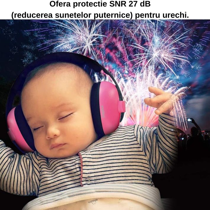 Casti antifonice pentru copii si bebelusi 0-36 luni, Exaltus ...