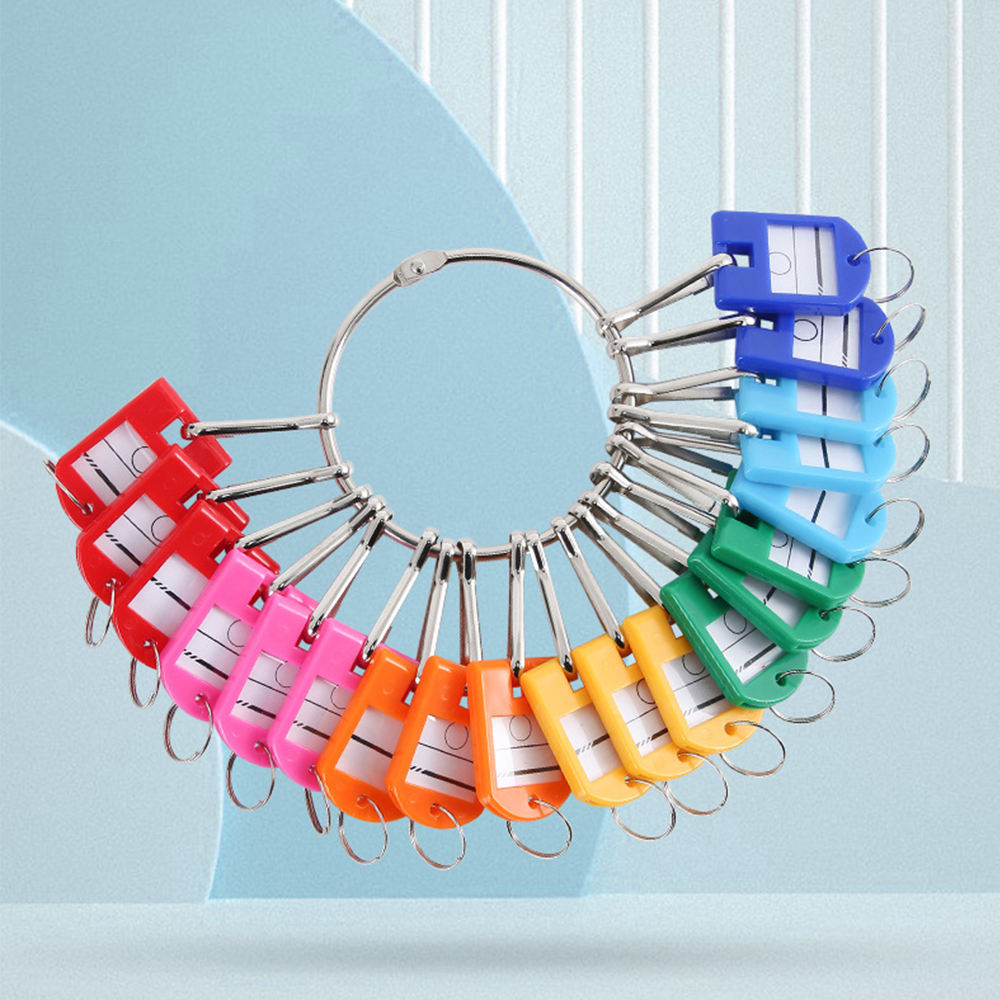 Breloc cu Eticheta pentru Chei, SOOYE®, 20 Buc/Set, Diverse Culori ...