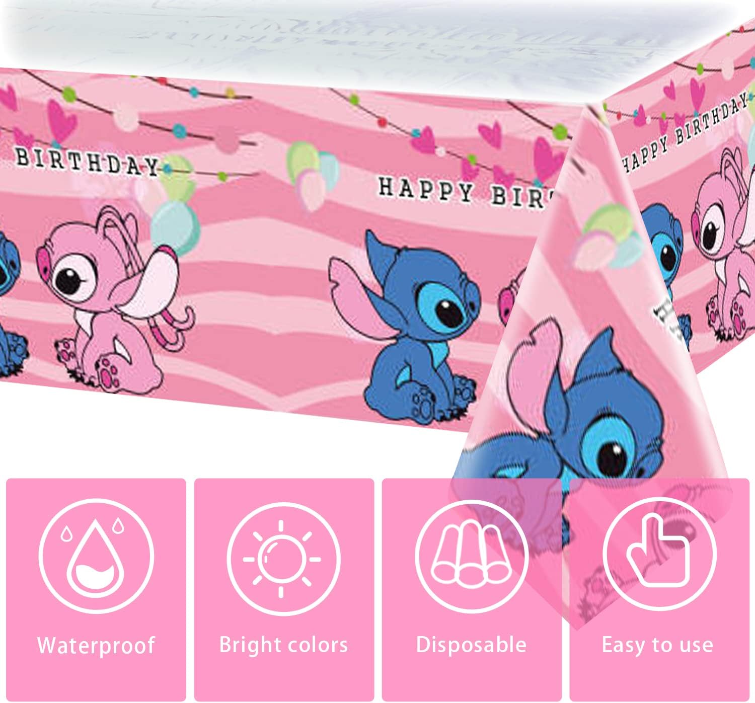 Set vesela pentru 10 copii, Lilo si Stitch, Petrecere Aniversara ...