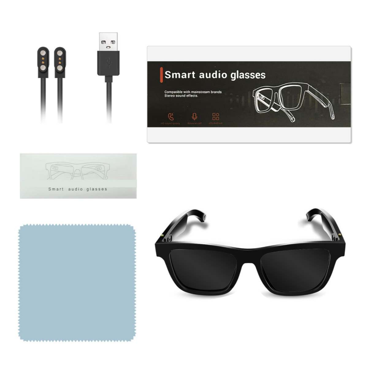 Ochelari de Soare Inteligenti PREMIUM, Confortabili, Usori, Bluetooth 5 ...