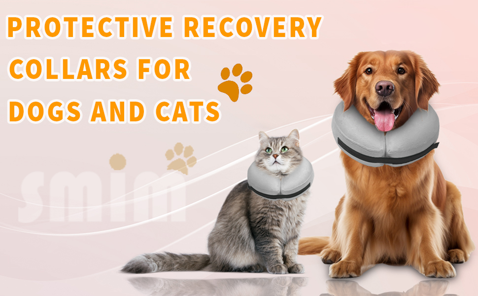 Guler de protectie pentru animale, 27 cm, Gri - eMAG.ro