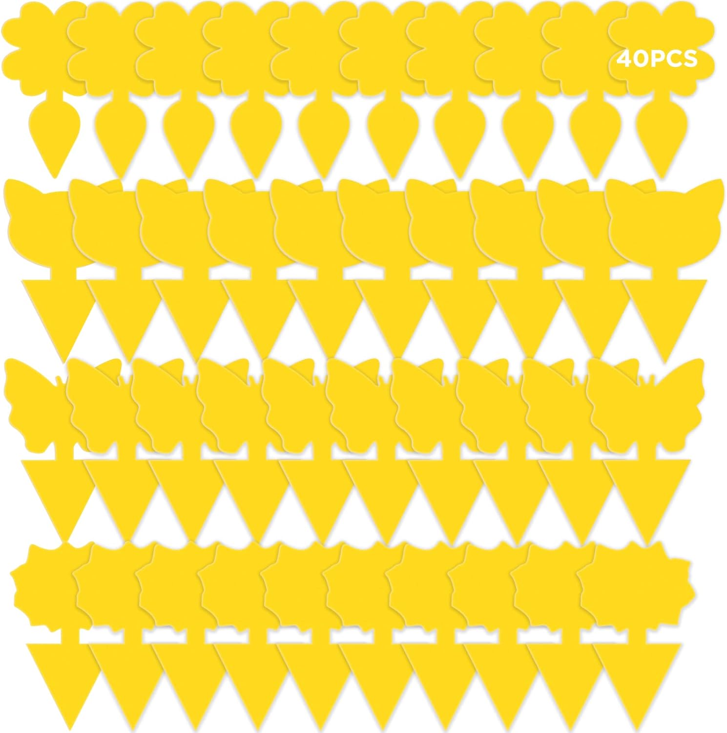 Set 40 capcane pentru insecte, JENUOS®, cu fete duble, pentru ...