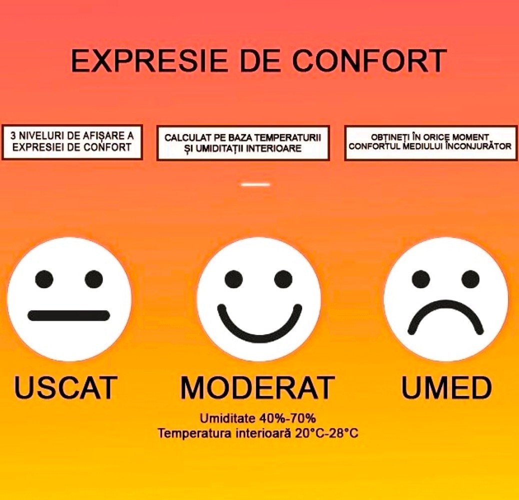 Ceas meteo cu proiectie 72DESI, ecran color LCD, proiecteaza ora si ...
