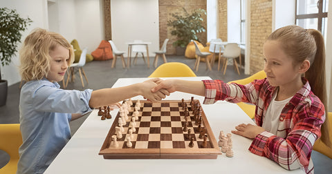 Joc Sah si Table Velixo®, din Lemn, Pliabil, Dame, Clasic, Antreneaza ...