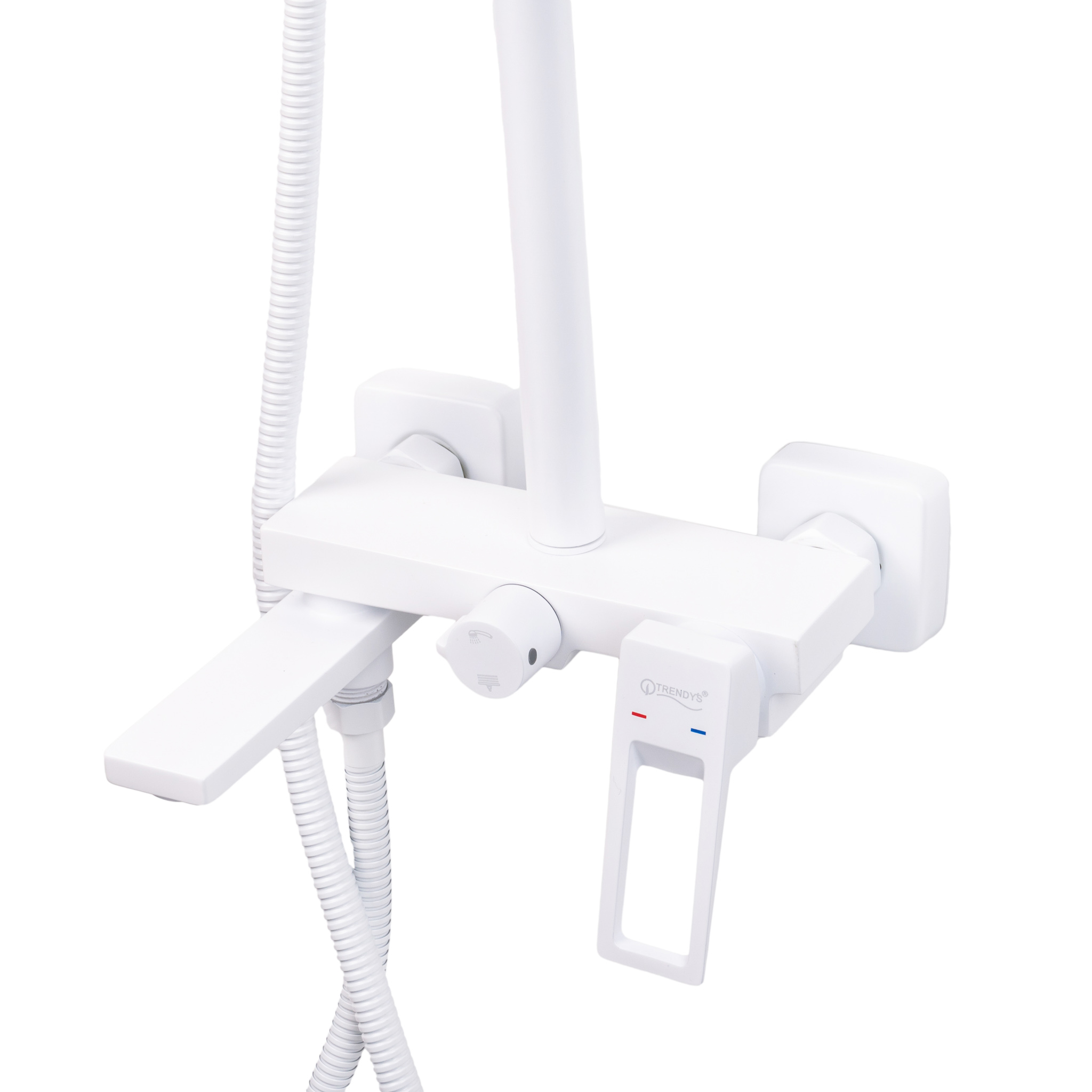 Coloana de dus TRENDY’S, slim cu trei functii, alb - eMAG.ro