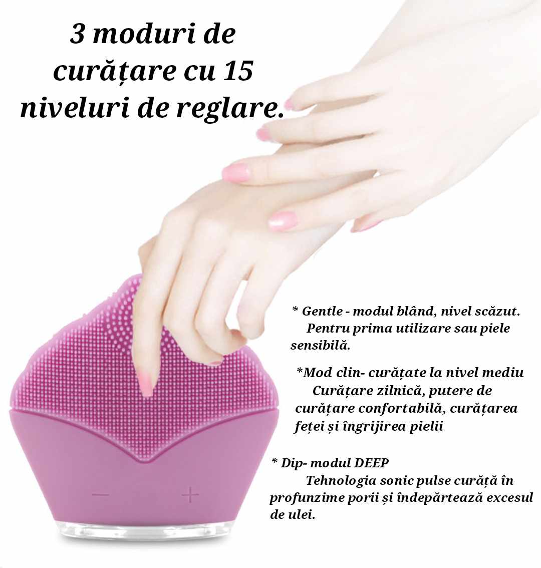 Aparat profesional de curatare si masaj facial, tratament acnee ...