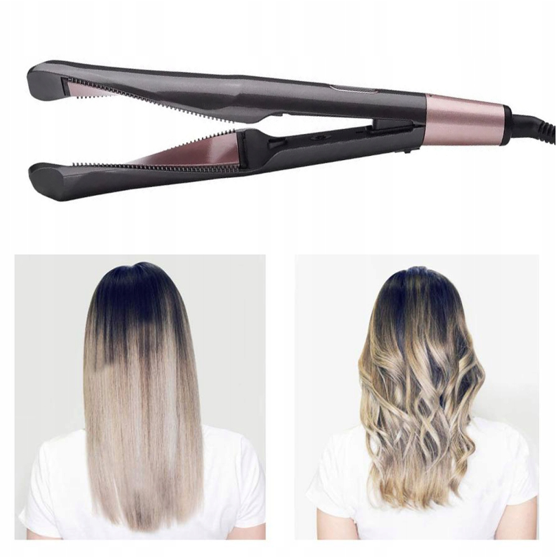 Placa de par 3 in 1, Zola®, pentru indreptare par, bucle si valuri ...