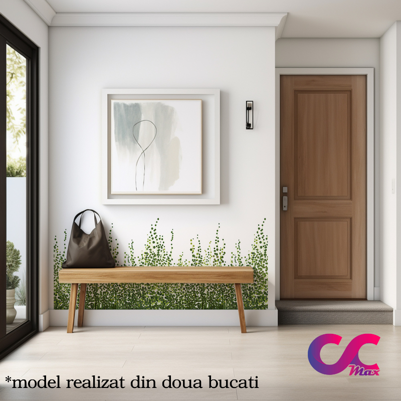 Sticker Decorativ Autoadeziv CCmax, Planta Curgatoare, Verde intens ...