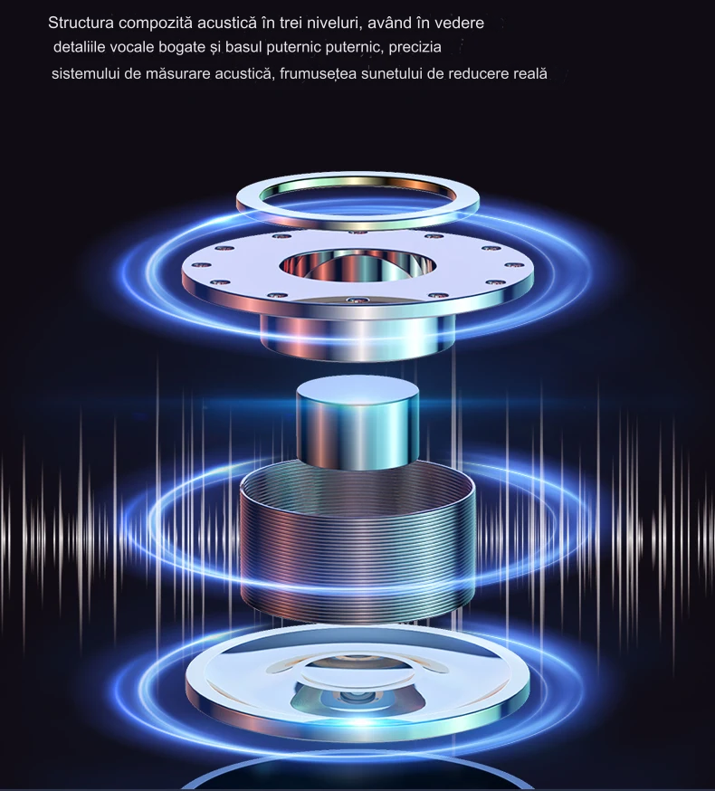 Casti Smart M90 PRO, V5.3 BT Wireless, Touch, Display Digital, Functie ...