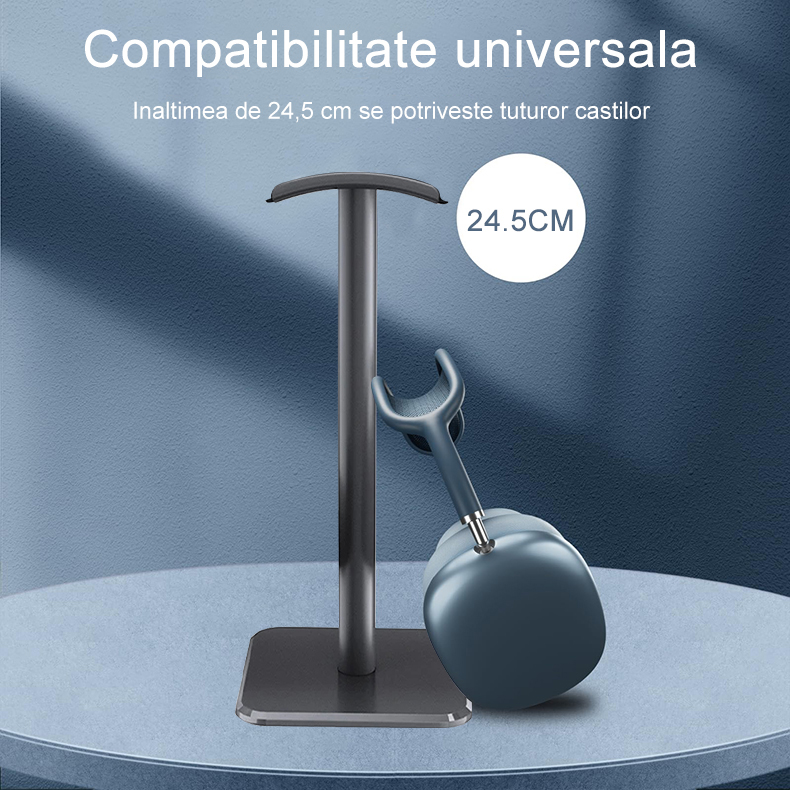 Suport pentru casti, Pentru masa, suport detasabil pentru casti cu ...