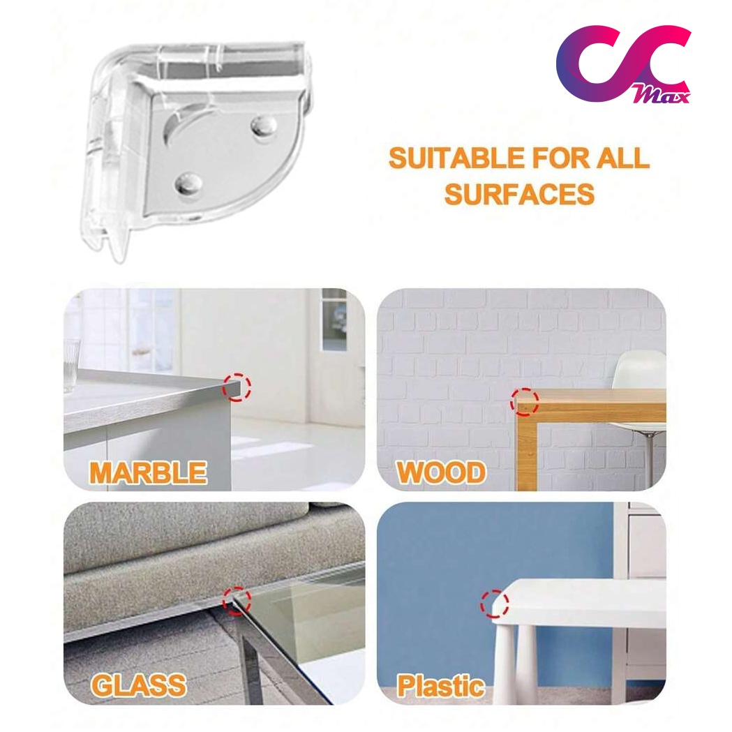 Set 10 Coltare Transparente Autoadezive CCmax pentru Protectie la ...